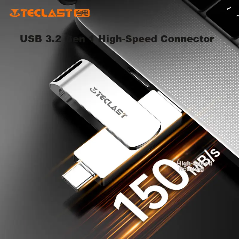 Teclast USB Flash memorija, 256GB, Type-C, USB 3.2, USB 3.1