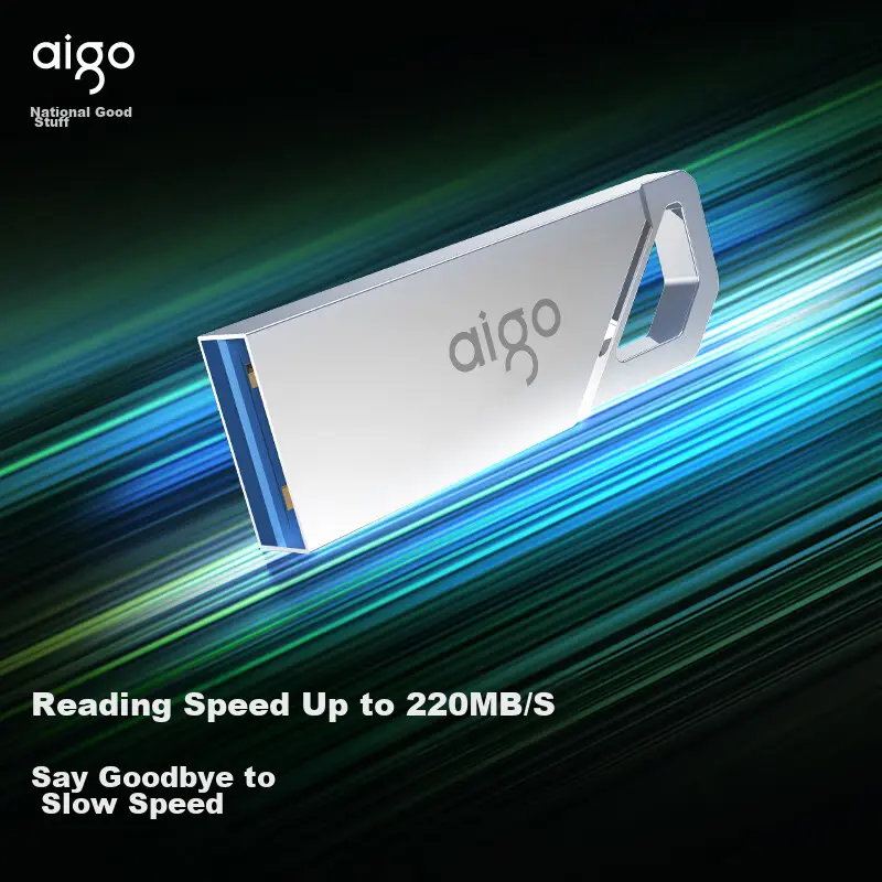 Aigo USB Flash memorija, 256GB, USB 3.2, USB 3.0, Srebrne boje, Srebrne boje