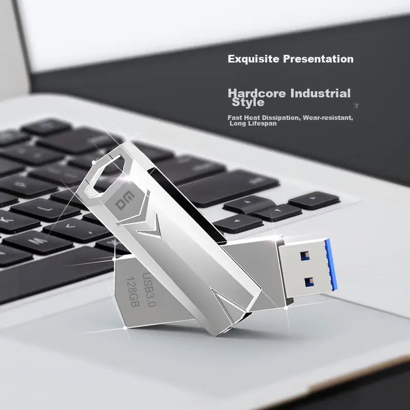 DM Damai USB Flash memorija, 128GB, USB 3.0, USB 3.2, USB 3.1, Srebrne boje