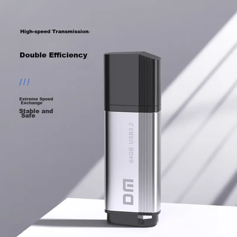 DM Damai USB Flash memorija, 64GB, USB 3.2, USB 3.1, USB 3.0, Srebrne boje