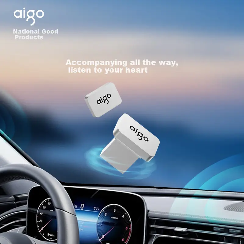 Aigo USB Flash memorija, 64GB, USB 2.0, Bela
