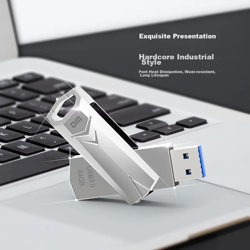 DM Damai USB Flash memorija, 64GB, USB 3.0, USB 3.2, Srebrne boje