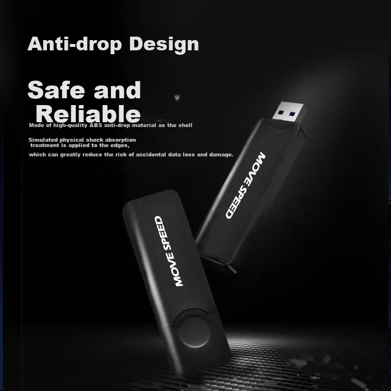 Move Speed USB Flash memorija, 16GB, USB 2.0, Crna