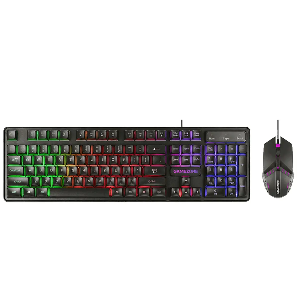 Tracer Gaming set boost usb, sa osvetljenjem, optički miš, tastatura, USB, crna