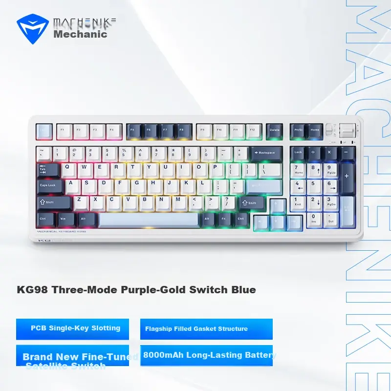 Machenike Tastatura, Belo-plava