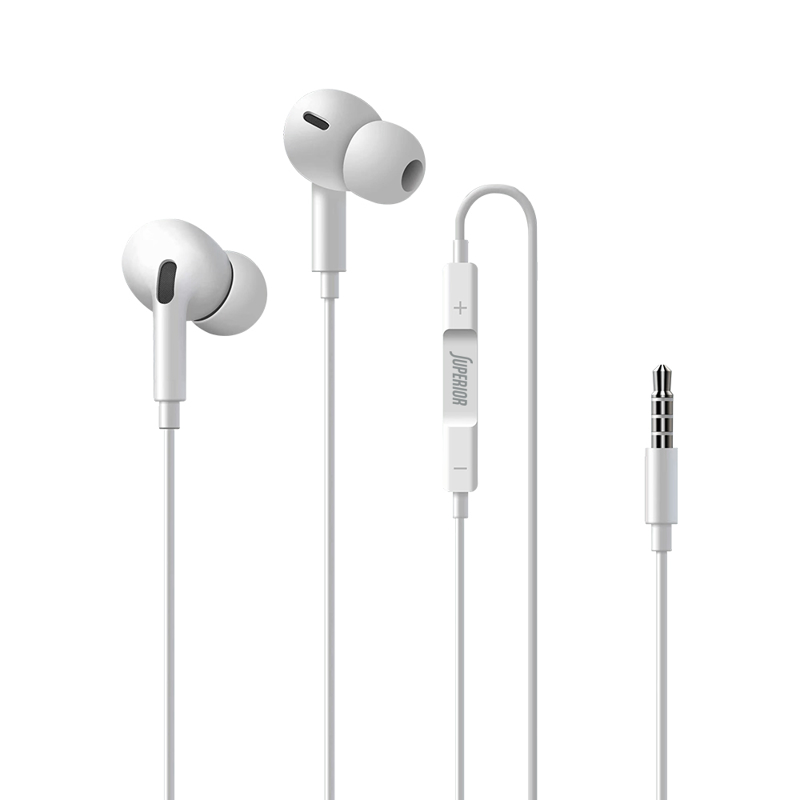 Handsfree slusalice Superior Pods CO-PRO3 3.5 mm bele