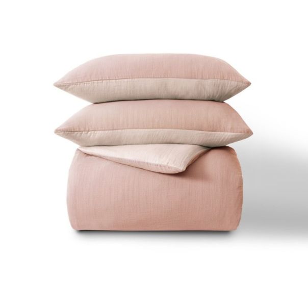 DORMEO Pamuk Muslin posteljina set, roze, 200x200
