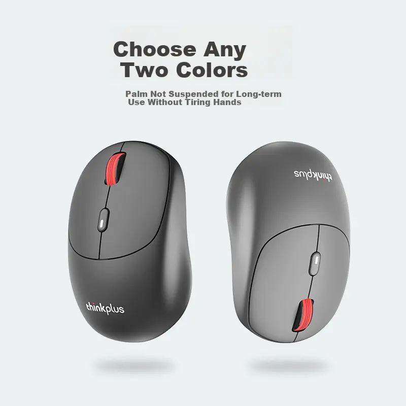 ThinkPlus Bežični miš, 2.4GHz, Bluetooth, Crni