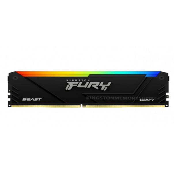 KINGSTON Memorija FURY BEAST KF432C16BB2AK2/16 16GB(8x2GB)/DIMM/DDR4/3200GHz/crna