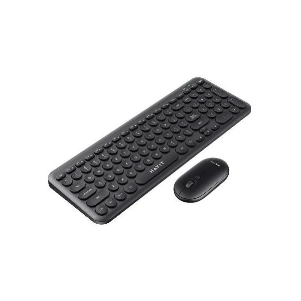 HAVIT bežični kombo ( miš + tastatura ) KB254GCM crna
