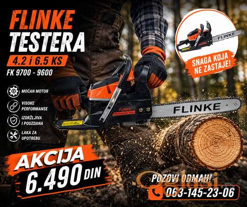 Flinke Motorna Testera 6.5 ks