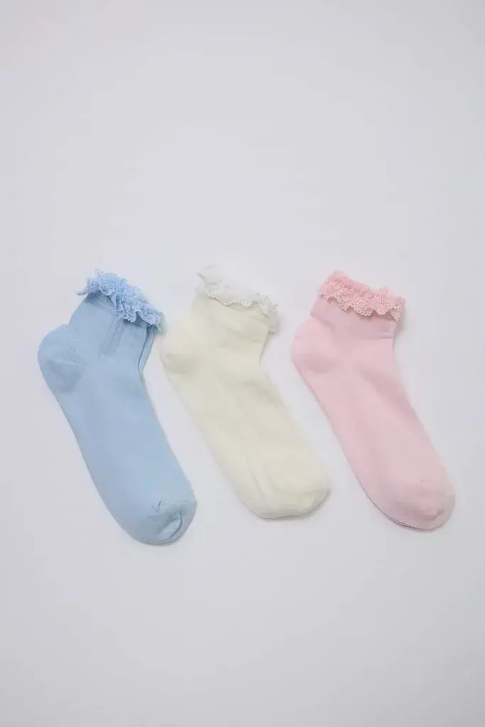 Trendyol Milla Ženski set čarapa Thmss24Co00003, 3 para, Roze