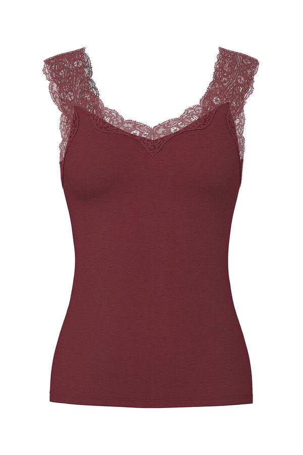 Top with lace detail
