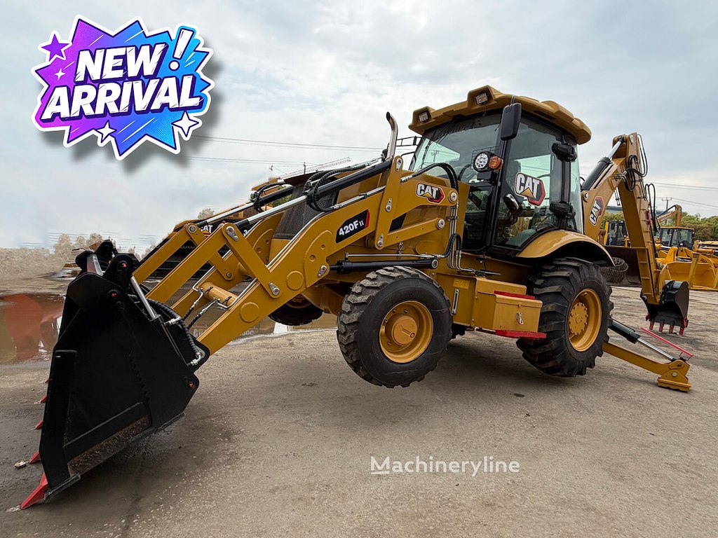 Novi Caterpillar 420F bager-utovarivač