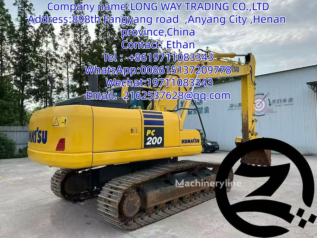 Komatsu PC200 bager guseničar