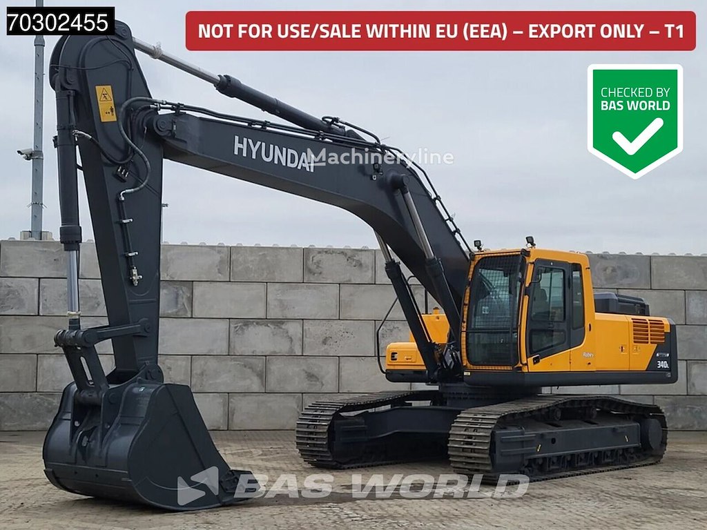 Novi Hyundai R340 L New - NOT CE-Certified bager guseničar