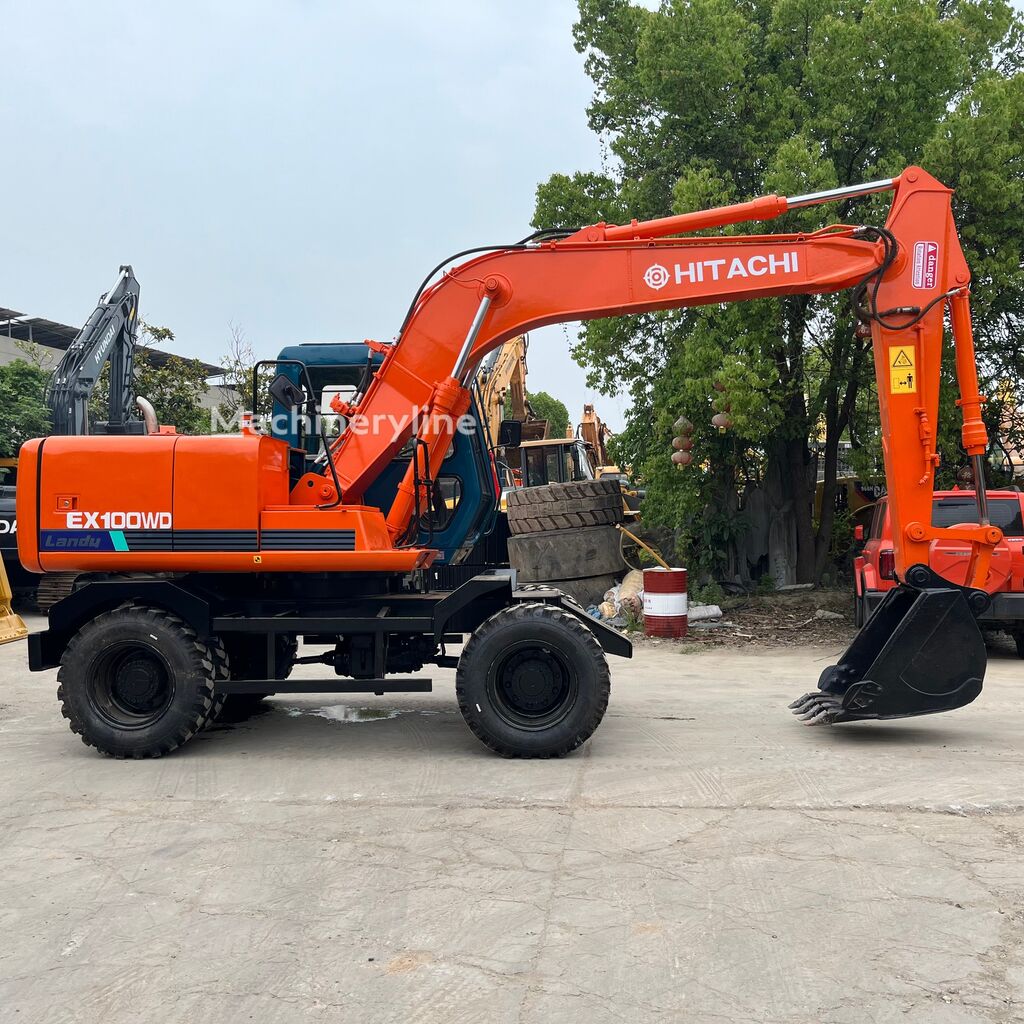 Hitachi EX100WD bager točkaš