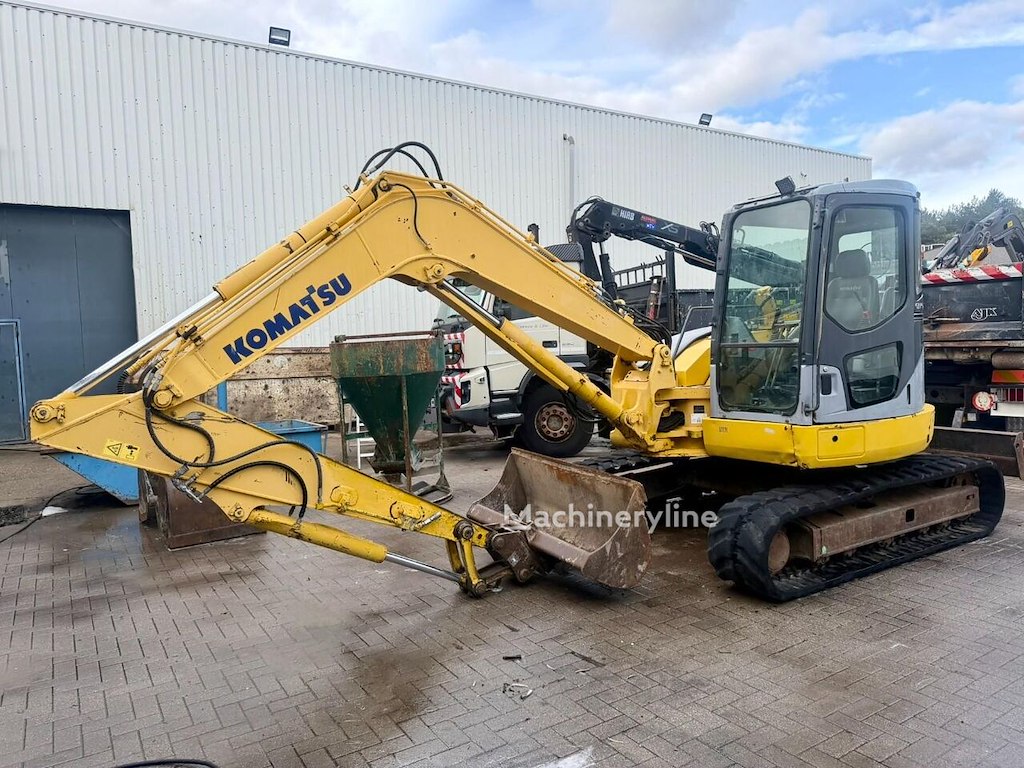 Komatsu PC78MR-6 - 8.2T - *5499h* - BLADE - A/C - CE - BE MACHINE mini bager