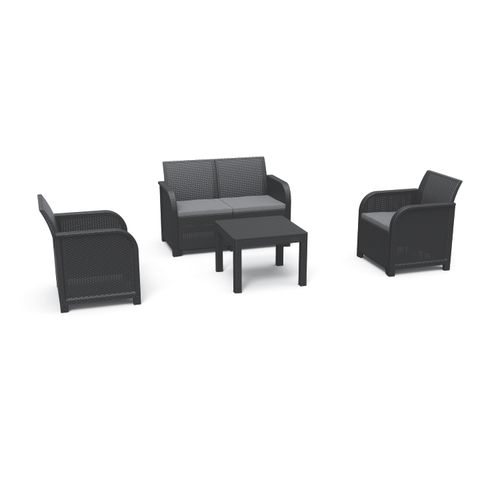 Keter Baštenski set Rosalie 2 seater, grafit