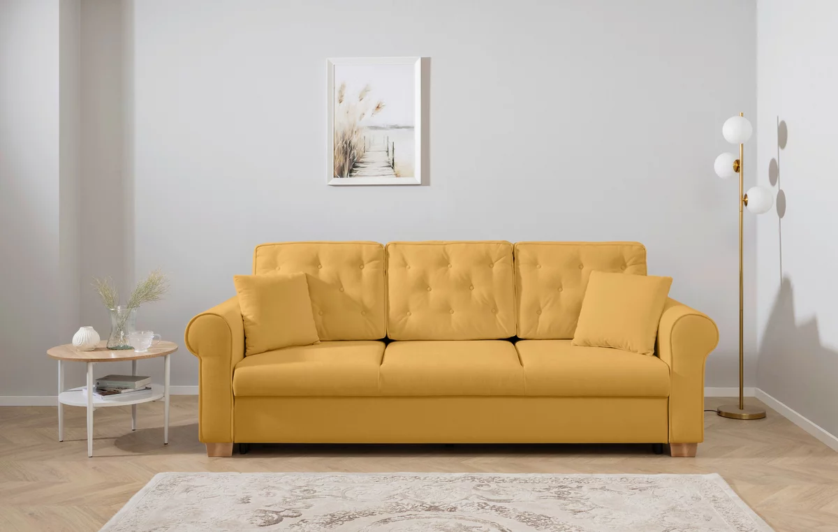 SOFA LEŽAJ žuta