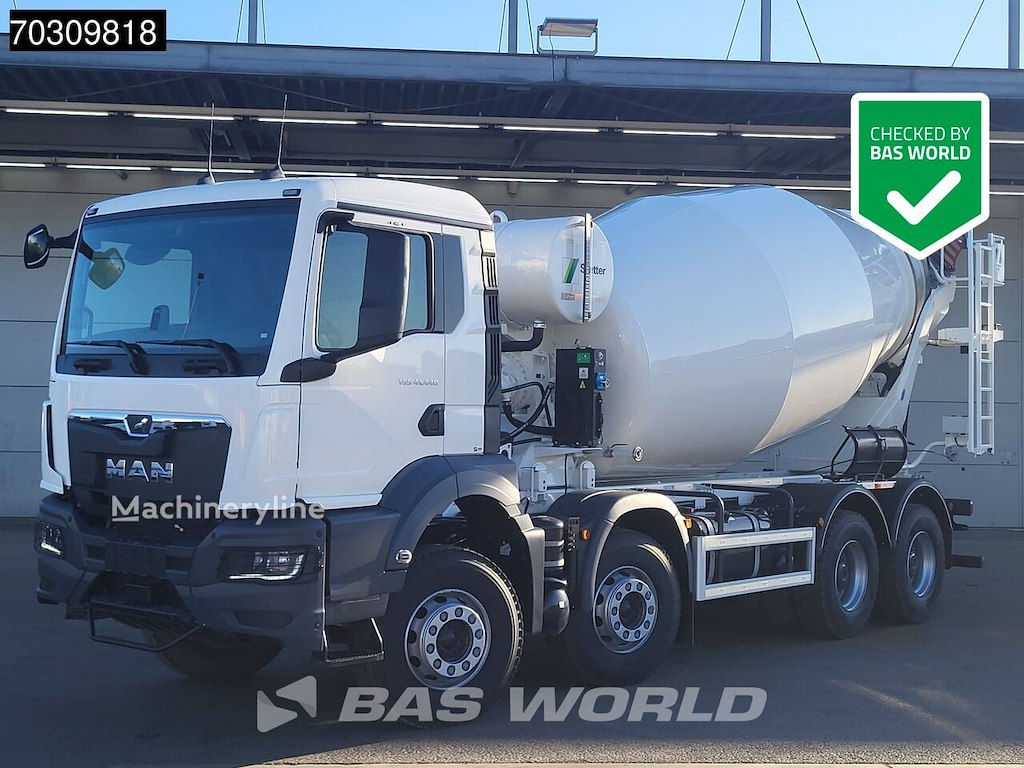 Novi MAN TGS 41.440 8X4 NEW! 12m3 Stetter Mixer Big-Axle Steelsuspension kamion s mešalicom za beton