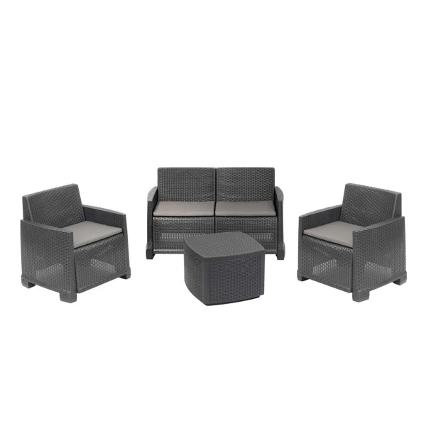 Baštenski set Como sa jastucima
