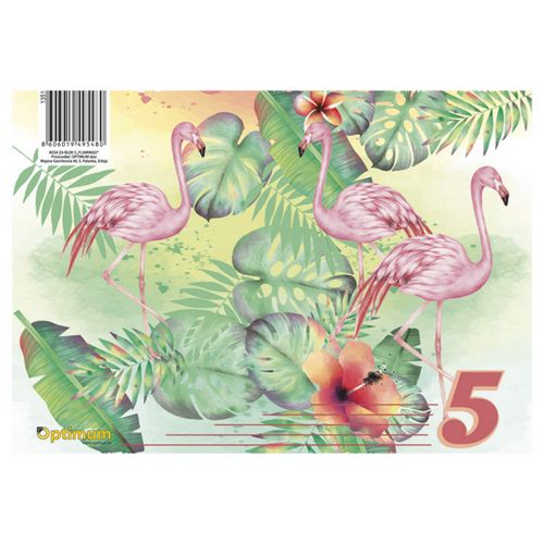 Kesa za blok 5 Flamingosi - Unicorn 1351