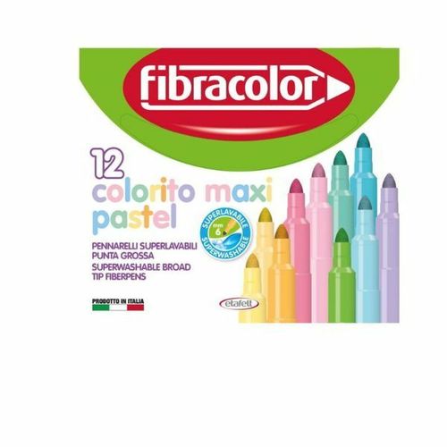 Flomasteri Pastel Maxi 12/1 Fibraolor