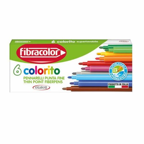 Flomasteri 6/1 Fibracolor