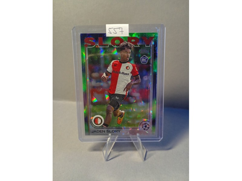 557. TOPPS UCC 2025 PARALLEL -JADEN SLORY RC
