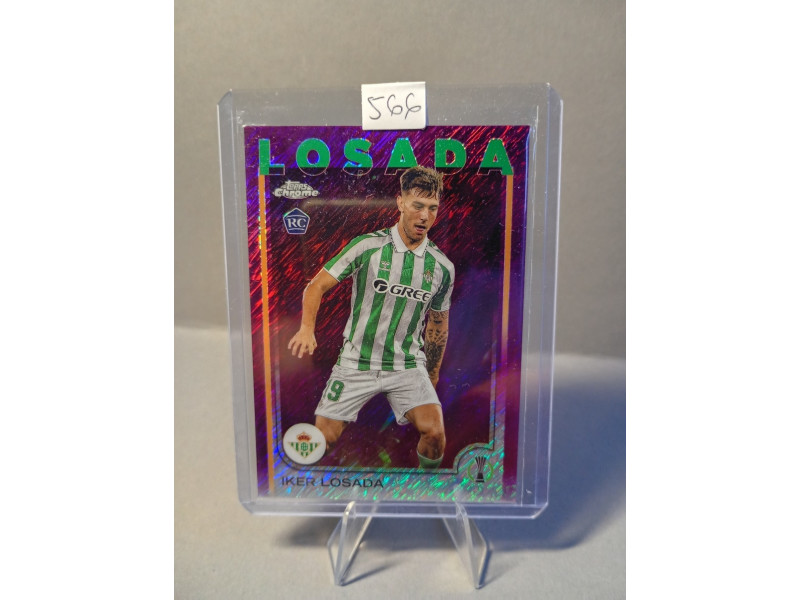 566. TOPPS UCC 2025 PARALLEL -IKER LOSADA RC