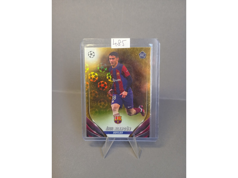 485. TOPPS UCC GOLD STARBALL -ANGEL ALARCON