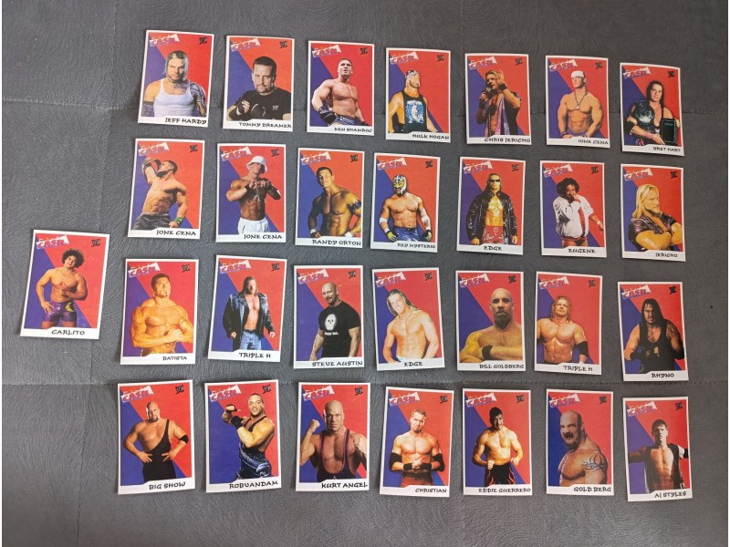 Keceri WWE stare kartice iz zvaka ERSA