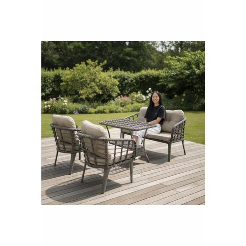 Manolya - Grey Grey Garden Lounge Set