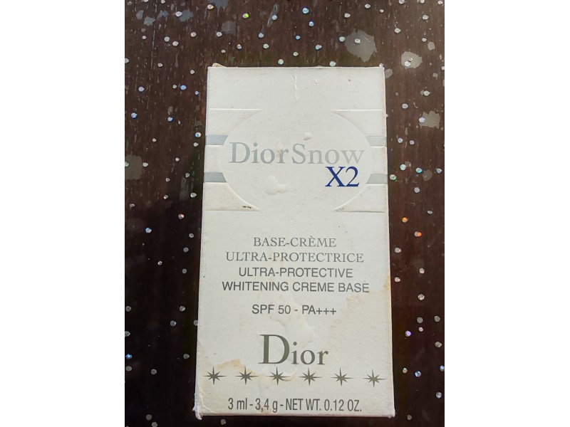 DIOR SNOW X2 BASE krema za POSVETLJIVANJE tena