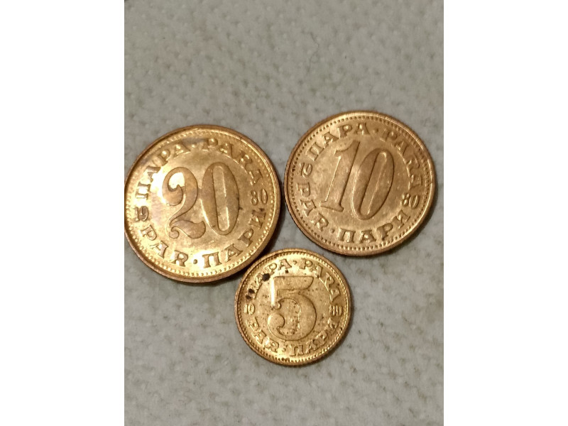 Jugoslavija LOT 1980 XF