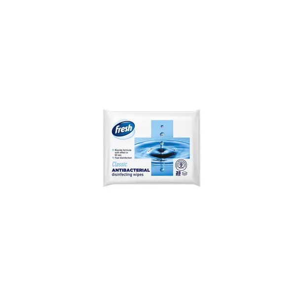 FRESH Vlažne maramice Antibacterial classic, 25/1