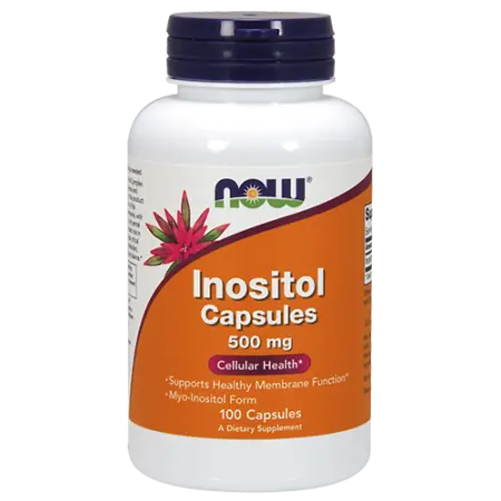 NOW FOODS Inozitol 500 mg / 100 kapsula