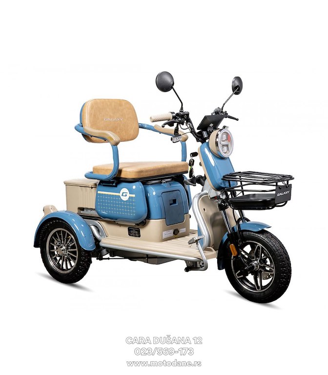 Električni tricikl Galaxy TITAN 650W plava