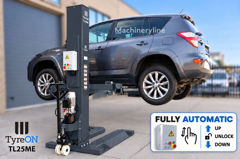 Nova TyreON TL25ME GRAPHITE GREY - Movable single column car lift - fully au jednostubna dizalica