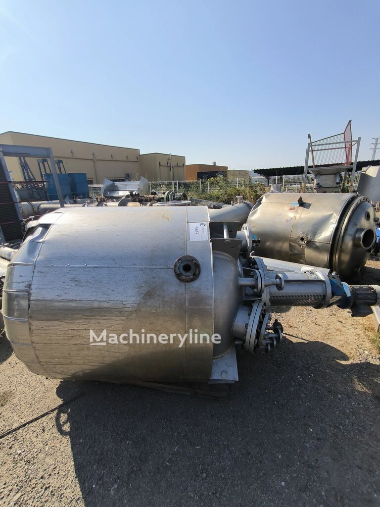REACTOR ACERO INOXIDABLE ATEX CON CAMISA, CALORIFUGADO Y AGITACI hemijski reaktor