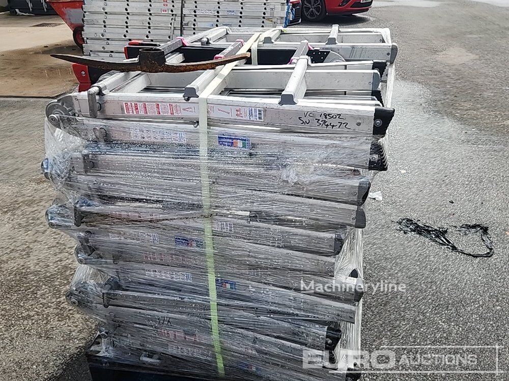 Prodaje se Aluminium Telescopic Step Ladder (18 of) skladišnu merdevinu na aukciji