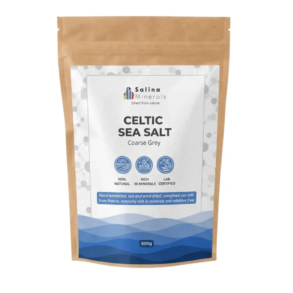 Salina Minerals Keltska morska so, Krupna siva, 500 g