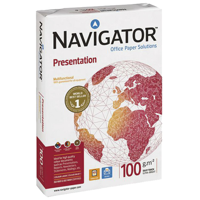 Papir ILK Navigator Presentation A4 100g pk500 Soporcel