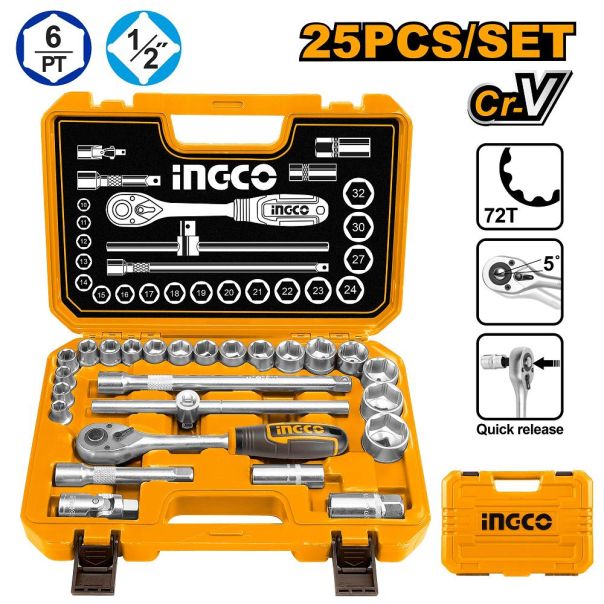Set gedora 25/1 HKTS12251 1/2″ SUPER INGCO