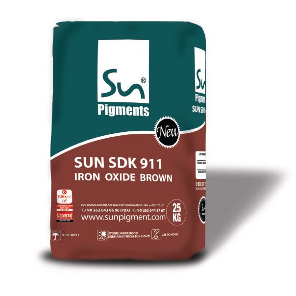 SUN PIGMENTS Oksidna boja za beton/gips - braon 25kg