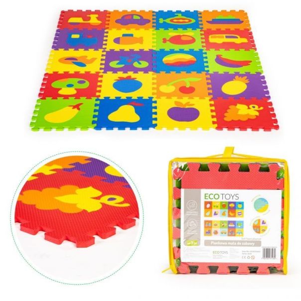 ECO TOYS Podne puzzle 148x119cm, 20 delova