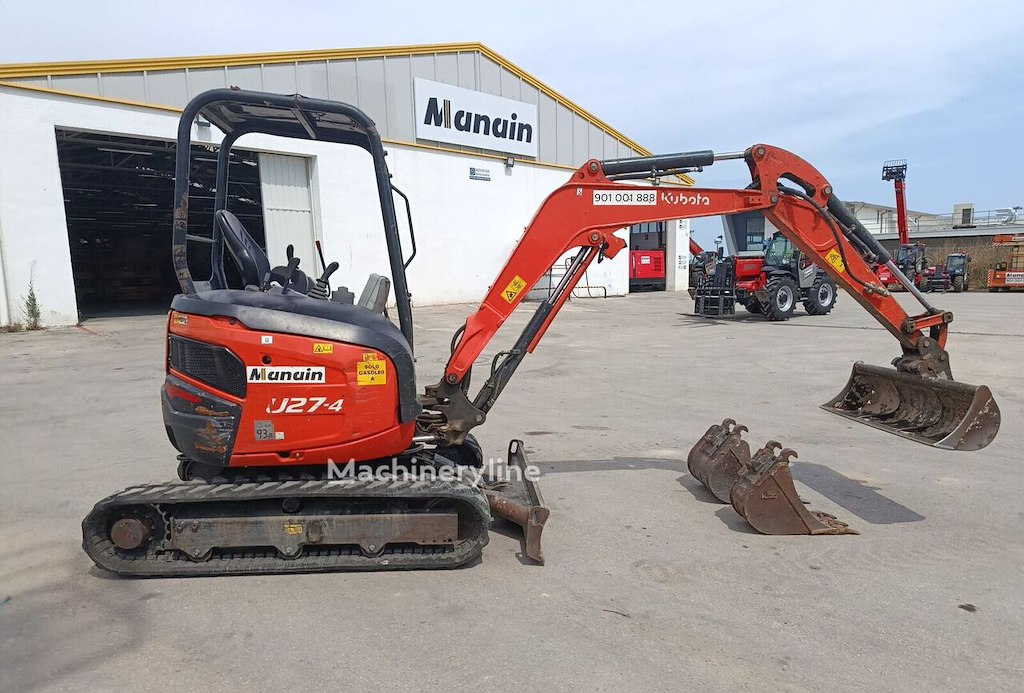 Kubota U27-4 HGL mini bager