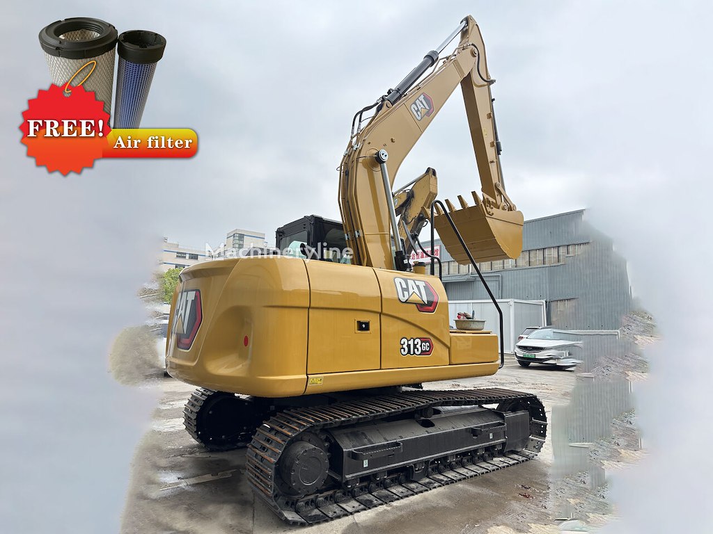 Novi Caterpillar 313GC midi bager