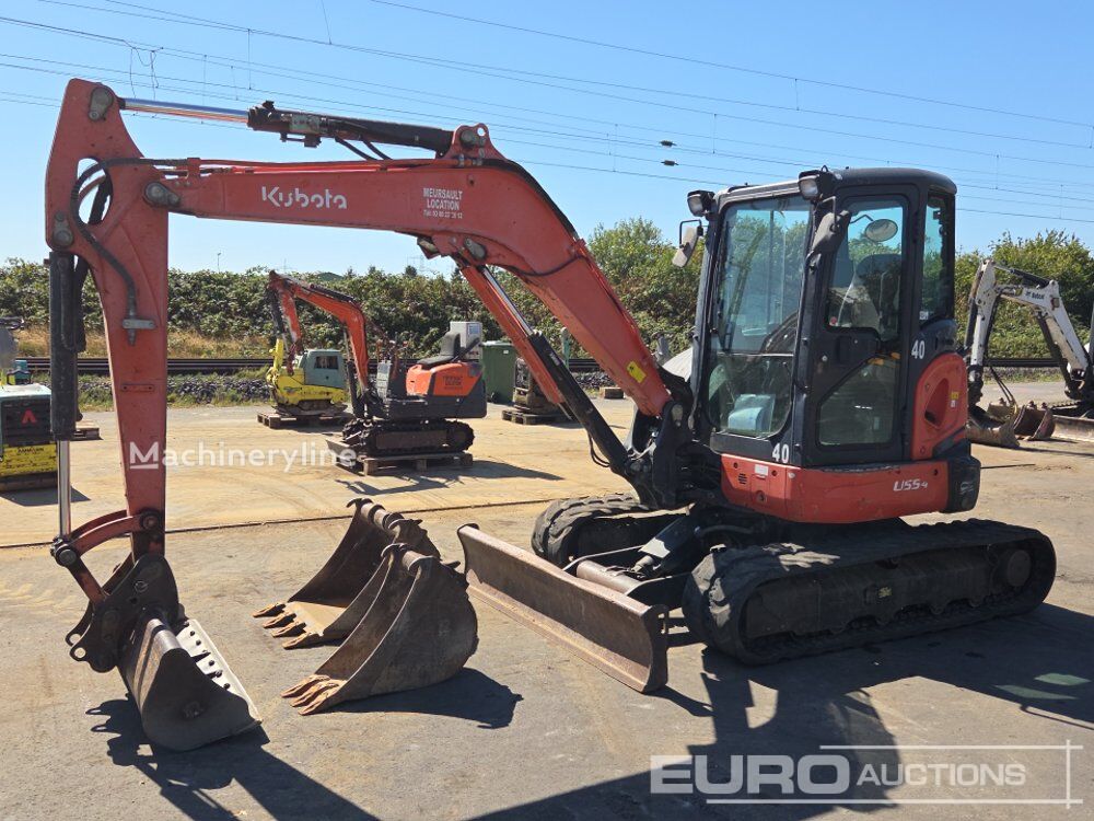 Prodaje se Kubota U55-4 mini bager na aukciji